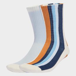 Sportsocken adidas originals "CREW", Damen, Gr. L (43/45), multicolor, crystal sky, Obermaterial: 100% Polyamid, Socken Sportsocken
