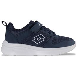 Sneaker Lotto, M&auml;dchen, Gr. 25, navy, wei&szlig;, Kunstfaser, Synthetik, unifarben, Schuhe Sneaker, - besonders leicht & bequem