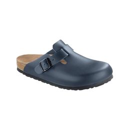 Pantolette Birkenstock "Boston", Damen, Gr. 36, blau, Obermaterial: 100% Rindsleder Leather cow., Schuhe Pantolette