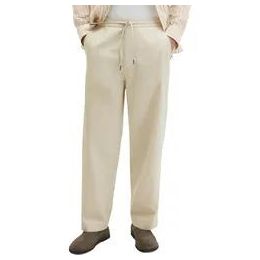 Marc O'Polo Chinohose MARC O'POLO "aus TENCELTM Lyocell -Leinen-Mix", Herren, Gr. 36, L&auml;nge 34, light oat, Obermaterial: 52% Lyocell, 26% Leinen, 22% Baumwolle, unifarben, loose fit normal, Hosen Chinohose