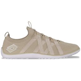 Sneaker Lotto, Herren, Gr. 36, beige, wei&szlig;, Kunstfaser, unifarben, Schuhe Sneaker, - mit extra d&uuml;nner Sohle - wie barfu&szlig;