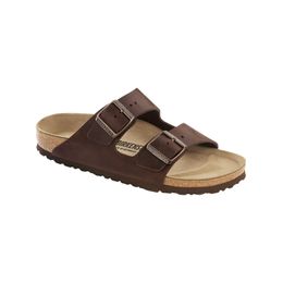 Sandale Birkenstock "Arizona", Herren, Gr. 40, habana, Obermaterial: 100% Rindnubukleder CNU., Schuhe Sandale