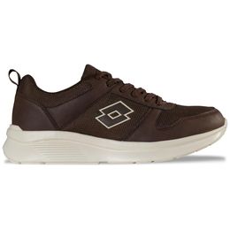 Sneaker Lotto, Herren, Gr. 36, schwarz braun, sand, Kunstfaser, Synthetik, unifarben, Schuhe Sneaker, - besonders leicht & bequem