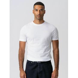 Kurzarmhemd TEESHOPPEN "TEESHOPPEN T-shirt Muscle", Herren, Gr. M, Normalgr&ouml;&szlig;en, wei&szlig;, Obermaterial: 100% Baumwolle, Hemden