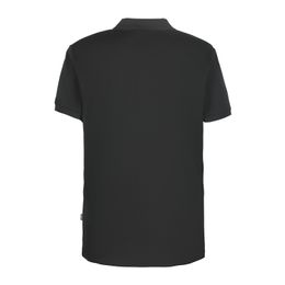 Poloshirt Rukka "Rukka Pique polo shirt Vestola", Herren, Gr. L, schwarz, Stoff, 100% Polyester, normal, hoch geschlossener Ausschnitt, Shirts