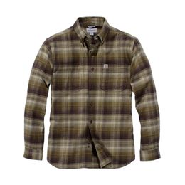Kurzarmhemd Carhartt "Langarmhemd e", Herren, Gr. L, US, military olive, Obermaterial: 97% Baumwolle CO. 3% Elasthan EL., Hemden