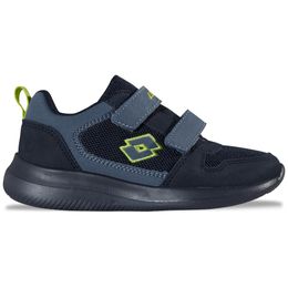 Sneaker Lotto, Kinder, Gr. 26, navy, midblau, Kunstfaser, Synthetik, mehrfarbig, Schuhe Sneaker, - extra leicht & bequem