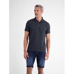 Poloshirt Lerros "Poloshirt in weicher Seersucker-Qualit&auml;t mit Brusttasche", Herren, Gr. XXL, classic navy, 97% Baumwolle, 3% Elasthan, ohne Ausschnitt, Shirts