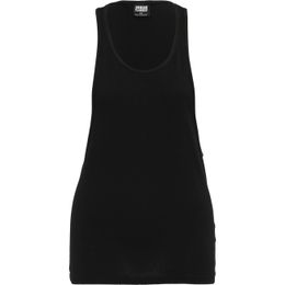 Tanktop Urban Classics "Urban Classics Damen Ladies Loose Tank", Damen, Gr. S, schwarz, 100% Baumwolle, unifarben, loose fit, Tops Tanktop