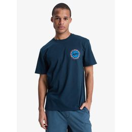 T-Shirt Quiksilver "EV DUALITY SHORT SLEEVE", Herren, Gr. XXL (56), schwarz navy, Obermaterial: 100% Baumwolle, Shirts T-Shirt