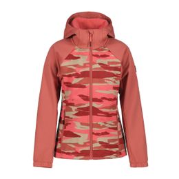 Outdoorjacke Icepeak "Icepeak Softshell jacke Kite Jr", Kinder, Gr. 128, hellrot, Stoff, 100% Polyester, normal, Jacken Outdoorjacke