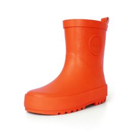 Gummistiefel Druppies "Adventure Regenstiefel", M&auml;dchen, Gr. 28, knaloranje, Obermaterial: 100% Naturkautschuk NaRubber., Schuhe Gummistiefel