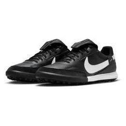 Fu&szlig;ballschuh Nike "THE Nike PREMIER III TF", Herren, Gr. 45, schwarz, wei&szlig;, Leder, Synthetik, Schuhe Fu&szlig;ballschuh, f&uuml;r kurzen Kunstrasen, Hart- und Aschenpl&auml;tze