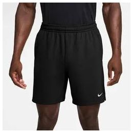 Trainingsshorts Nike "M NK DF FLEX 7IN FLC SHORT", Herren, Gr. XXL, N-Gr, schwarz, anthrazit, wei&szlig;, Obermaterial: 100% Polyester, Hosen, f&uuml;r Fitness und Training, mit Dri-FIT Technologie, mit UV-Schutz
