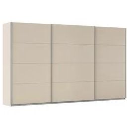 Schwebet&uuml;renschrank Rauch "Kleiderschrank Schrank Garderobe KOLUNA mit Dekor-Front", beige (champagner), B:360cm H:229cm T:62cm, Holzwerkstoff, Schr&auml;nke, Schwebet&uuml;renschrank, Breiten 203/271/315/360 cm H&ouml;hen 210/229 cm MADE IN GERMANY