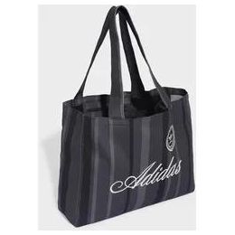 Sporttasche Adidas ORIGINALS "CANVAS", grau six, schwarz, Obermaterial: 80% Polyamid, 20% Elasthan, Taschen Sporttasche
