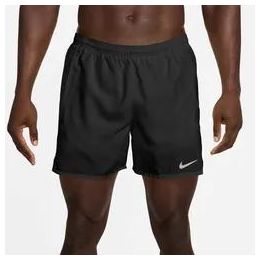 Shorts Nike "M NK DF MILER 5IN 2IN1 SHORT", Herren, Gr. XXL, N-Gr, schwarz, schwarz,, Obermaterial: 100% Polyester, Hosen Shorts, mit Dri-FIT-Technologie, sportlicher Stil, ohne Verschluss