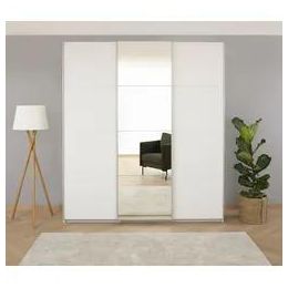 Schwebet&uuml;renschrank Rauch "Kleiderschrank Schrank Garderobe KOLUNA mit Spiegel", alpinwei&szlig;, B:203cm H:210cm T:62cm, Holzwerkstoff, Schr&auml;nke, Schwebet&uuml;renschrank, Breiten 203/271/315/360 cm H&ouml;hen 210/229 cm MADE IN GERMANY