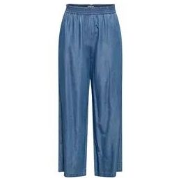 Weite Jeans Only "ONLETTY-BEA ELASTIC WIDE DNM QYT", Damen, Gr. XL, L&auml;nge 32, medium blau denim, Denim/Jeans, Obermaterial: 65% Baumwolle, 35% Lyocell, unifarben, lang, Jeans, Baumwollmischung, regular waist