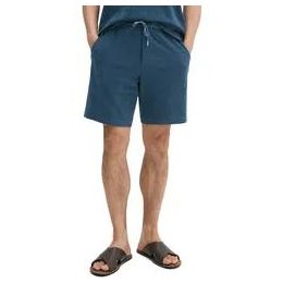Marc O'Polo Shorts MARC O'POLO "aus reiner Bio-Baumwolle", Herren, Gr. M, Normalgr&ouml;&szlig;en, stormy blau, Obermaterial: 100% Baumwolle, unifarben, regular fit kurz, Hosen Shorts