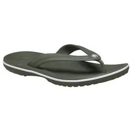 Sneaker Crocs "Crocband Flip", Herren, Gr. 41, gr&uuml;n (oliv), Obermaterial: 50% Polyester PES. 50% Sonstiges Material (Ananasfaser) AM_PF ., Schuhe Sneaker