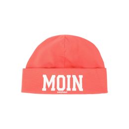 Beanie SALZHAUT "M&uuml;tze BRIES", Damen, Gr. M, coral, Obermaterial: 92% Baumwolle CO. 8% Elasthan EL., M&uuml;tzen Beanie