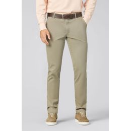 Chinos MEYER "New York 1-5045", Herren, Gr. 40, L&auml;nge 34, taupe, 98% Baumwolle, 2% Elasthan, unifarben, regular fit lang, Hosen, mit Stretch-Dehnbund