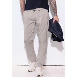 Chinohose Street One MEN, Herren, Gr. 34, L&auml;nge 34, gentle grau, Web, 98% Baumwolle, 2% Elasthan, unifarben, l&auml;ssig geschnitten normal, Hosen Chinohose, aus Baumwolle mit Stretchanteil