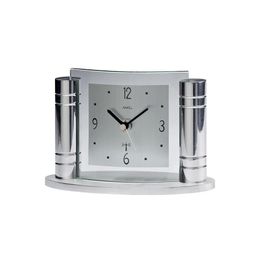 Funktischuhr AMS "5130", silber (silberfarben), Tischuhren, Wohnzimmer, Esszimmer