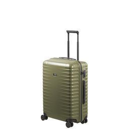 TITAN&reg; Trolley TITAN "UPGRADE Koffer Hartschale", Gr. B/H/T: 46cm x 65cm x 26cm 68 l, gr&uuml;n, Polycarbonat, Koffer, mit kratzresistenter Oberfl&auml;che und cleverer Innenaufteilung