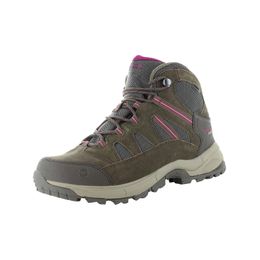Wanderschuh Hi-Tec "Bandera Lite", Damen, Gr. 37, taupe, dune, boysenberry, Obermaterial: 50% Rindsleder Leather cow. 50% Nylon NY., Schuhe Wanderschuh
