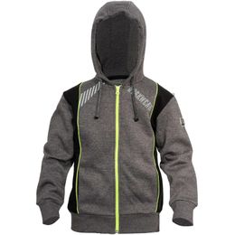Hoodie Terratrend Job "Kinder Sweat", Kinder, Gr. 104, schwarz, anthrazit, limette, Obermaterial: 65% Polyester PES. 35% Baumwolle CO., Sweatshirts Hoodie