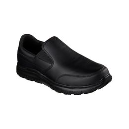 Berufsschuh Skechers "Flex Advantage SR" Gr. 39, schwarz, 39, Obermaterial: 100% Rindsleder Leather cow., Schuhe