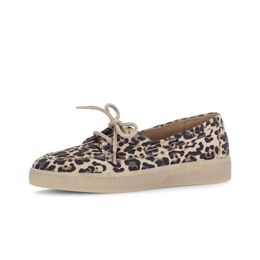 Mokassin Gabor "Mokassin", Damen, Gr. 42,5, beige, Schuhe Mokassin