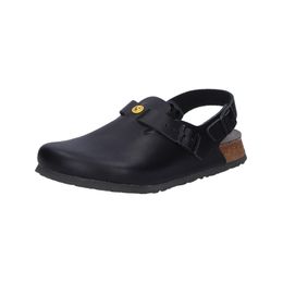 Pantolette Birkenstock "Tokio ESD", Damen, Gr. 43, schwarz, Obermaterial: 100% Rindsleder Leather cow., Schuhe Pantolette