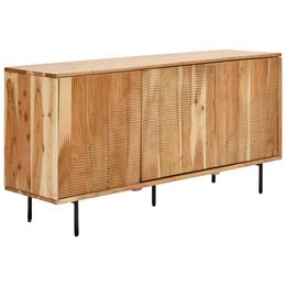 Livetastic Sideboard, Akazie, Holz, Metall, Akazie, massiv, 147x71x39 cm, Holzm&ouml;bel, Kleinm&ouml;bel Holz, Holzkommoden, Sideboards Holz