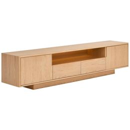 Livetastic Lowboard Lofty Lou, Eiche, Holz, Eiche, furniert, teilmassiv,furniert, teilmassiv, 2 Schublade(n) Schubladen, 200x45x40 cm, Holzm&ouml;bel, Kleinm&ouml;bel Holz, Holzkommoden, Lowboards Holz