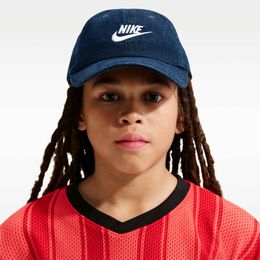 Baseball Cap Nike Sportswear "K NK CLUB CAP US CB DENIM", Kinder, college navy, wei&szlig;, Obermaterial: 100% Baumwolle, Caps, f&uuml;r Jugendliche, sportlicher Stil