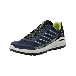 Wanderschuh Grisport "Schn&uuml;rschuh", Herren, Gr. 47, blau (marineblau), Obermaterial: 50% Rindsleder Leather cow. 50% Nylon NY., Schuhe Wanderschuh