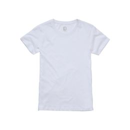 Kurzarmshirt Brandit "Brandit Damen Ladies T-Shirt", Damen, Gr. 5XL, wei&szlig;, 100% Baumwolle, gemustert, normal, Rundhals, Shirts