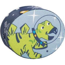 R&uuml;ckenkissen Paidi "mit verschiedenen Motiven, Aufsteckkissen, Baumwolle", dinos im weltall, gr&uuml;n, B:12cm H:28cm L:35cm, Baumwolle, Funktionskissen, Bettkantenschutz, abnehmbarer und waschbarer Bezug