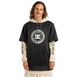 Fleecepullover DC Shoes "Dryden", Herren, Gr. XS, schwarz, Obermaterial: 100% Microfaser;, Sweatshirts Fleecepullover