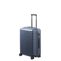 TITAN&reg; Trolley TITAN "UPGRADE Koffer Hartschale", Gr. B/H/T: 46cm x 65cm x 26cm 68 l, blau, Polycarbonat, Koffer, mit kratzresistenter Oberfl&auml;che und cleverer Innenaufteilung