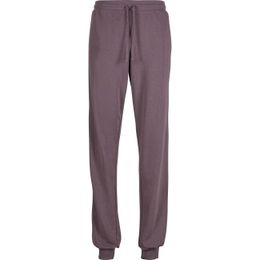 Stoffhose Urban Classics "Urban Classics Light Terry Basic Sweatpants", Herren, Gr. XL, US-Gr&ouml;&szlig;en, fadedlila, 95% Baumwolle, 5% Elasthan, unifarben, loose fit, Hosen Stoffhose