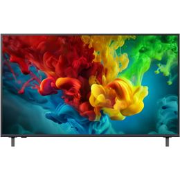 LG QNED-Fernseher "55QNED82B6B", Energieeffizienz: F (A-G), schwarz, 55 &Prime;, Fernseher