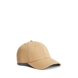 Baseball Cap Tommy Hilfiger "ELEVATED CHIC CAP", Damen, classic khaki, Web, Baumwolle, Caps, Mit festem Schirm