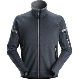 Arbeitsjacke Snickers Workwear "Allroundwork, 37,5 Fleece", Herren, Gr. L, grau, Obermaterial: 100% Polyester PES., Jacken
