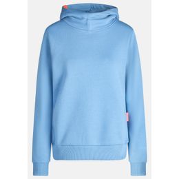 Kapuzenpullover SALZHAUT "Hoodie SUTSCHE", Damen, Gr. L, ice blau, Obermaterial: 87% Baumwolle CO (CMIA). 13% Polyester PES., Pullover Kapuzenpullover