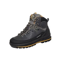 Wanderschuh Grisport "Schn&uuml;rstiefel", Damen, Gr. 41, schwarz (schwarz, grau), Obermaterial: 50% Rindsleder Leather cow. 50% Lammleder LEL., Schuhe Wanderschuh