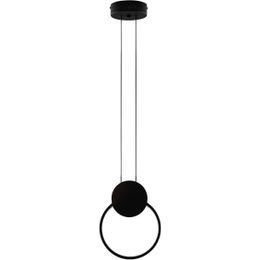 NOVA LUCE LED-H&auml;ngeleuchte "WIRO", schwarz, 1, &Oslash; 20cm H: 25,5cm, 1 Stk., Leuchten